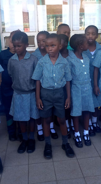 Grade 1: First day in new uniforms! - Cresslawn Primary School